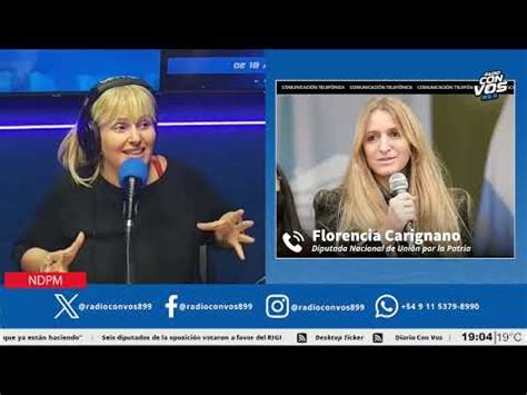 Florencia Carignano Diputada Nacional de Unión por la Patria No
