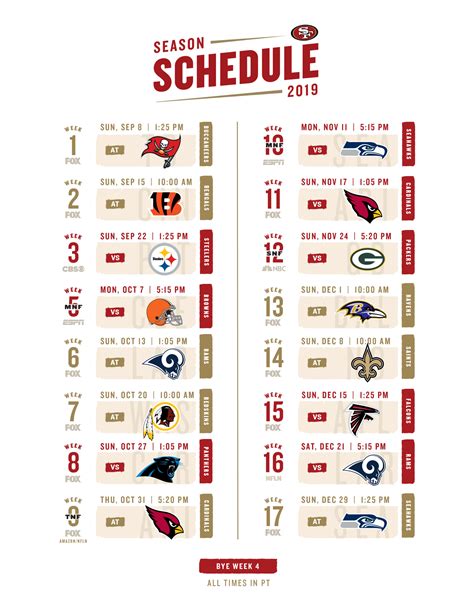 Printable Nfl Schedules Printable Word Searches