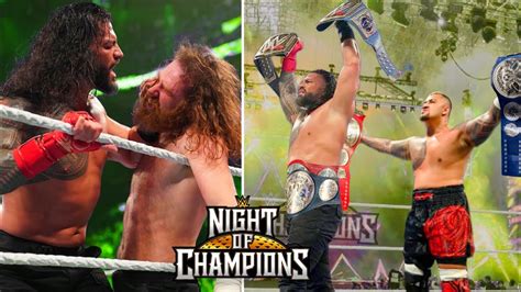 Roman Reigns And Solo Sikoa Win The Undisputed Tag Team Championships