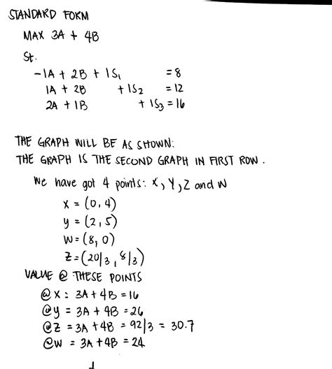 [solved] given the linear program max 3a 4b s t 1a 2b ≤ 8 1a 2b course hero