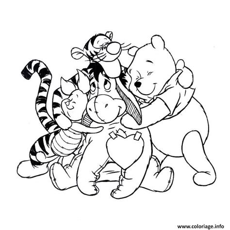Coloriage Winnie Lourson Et Ses Amis Dessin