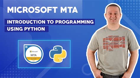 microsoft mta introduction to programming using python youtube