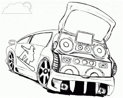 Carros De Corrida Para Colorir Desenhos Imprimir