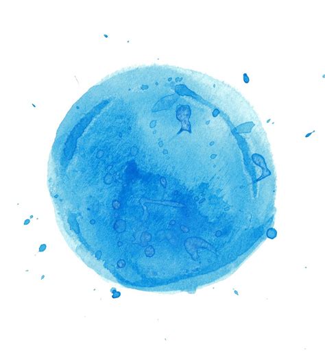 Blue Watercolor Circle Background Onlygfx Fond Cran