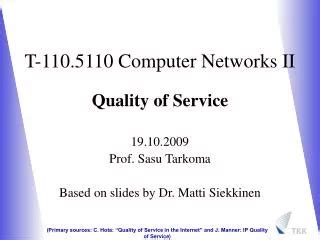 PPT Computer Networking Quality Of Service QoS PowerPoint