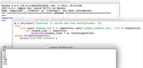 Imparare Python Da Zero 06 Ancora Su Files Ed Eccezioni E Statement
