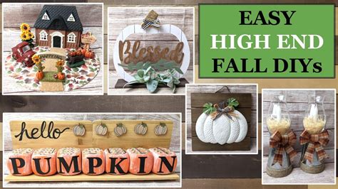 Easy High End Fall Wood Diys Dollar Tree Fall Diys Budget