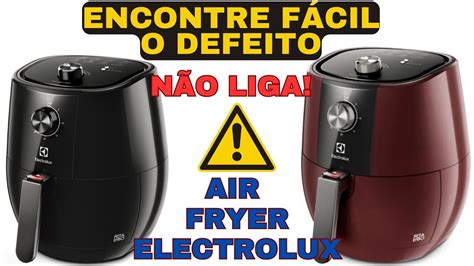 fritadeira air flyer electrolux EAF10 não liga Veja como desmontar e