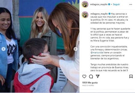 Qué dijo Milagros Maylin la novia de Horacio Rodríguez Larreta sobre