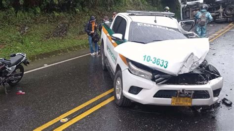 Accidente de tránsito en la autopista Medellín Bogotá dejó 5 personas