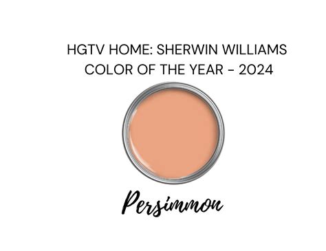 HGTV HOME By SHERWIN WILLIAMS PERSIMMON 2024 Color Of The Year Kylie