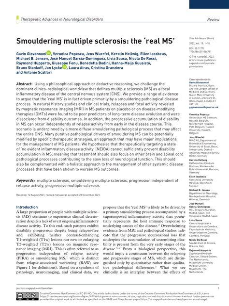 pdf smouldering multiple sclerosis the ‘real ms