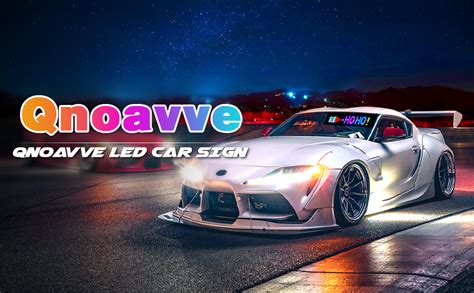 Qnoavve Bluetooth App Control LED Sign 14 6 X3 6 Flexible USB 5V LED