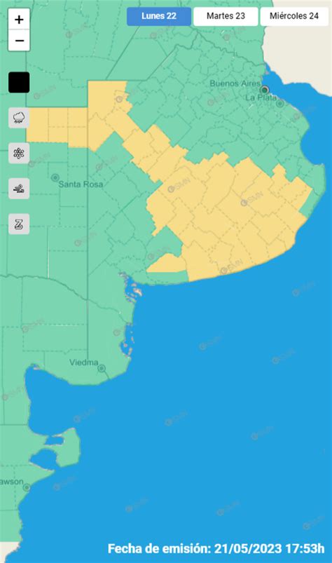 Alerta Por Tormentas Fuertes Y Granizo En Buenos Aires Y La Pampa