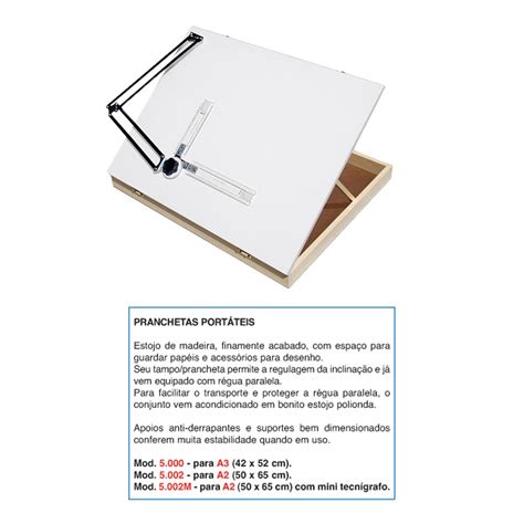 Prancheta Port Til Trident C Mini Tecn Grafo A M