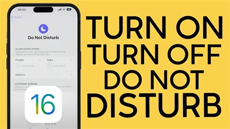 How To Turn On Do Not Disturb How To Turn Off Do Not Disturb DND