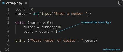 3 ways in python to count the number of digits of a number codevscolor