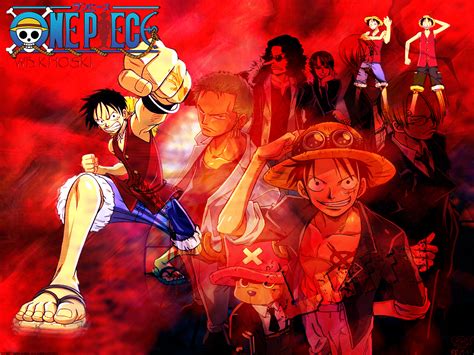 One Piece Red Wallpaper Riset
