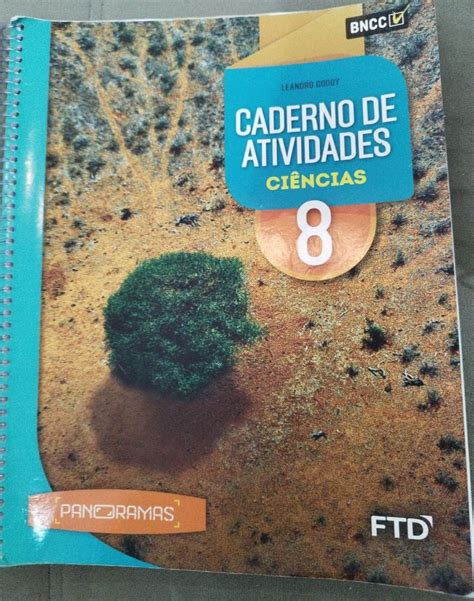 Caderno de Atividades Panoramas Ciências 8ano Livro Ftd Usado