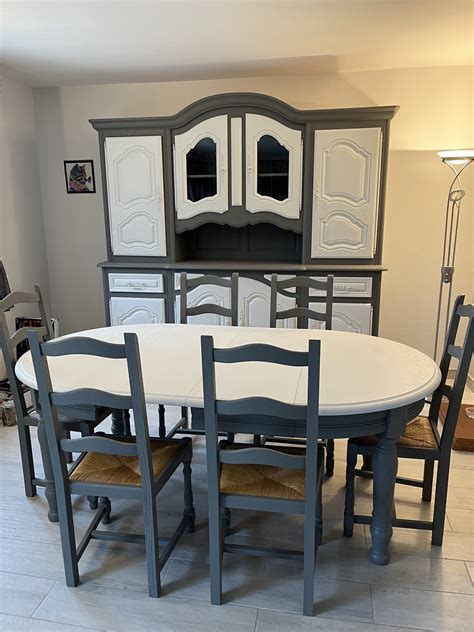 Décapage et relooking dune salle à manger en Chêne Atelier Lora Deco