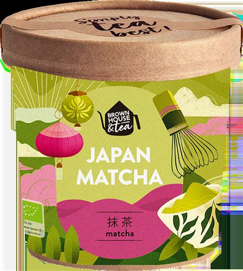 BROWN HOUSE TEA Japan Matcha Herbata Zielona Sproszkowana 40 G