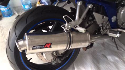 Bandit GSF600 Wydech Dominator YouTube
