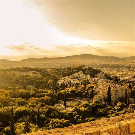 Atenas Vista dorada de la Acrópolis mochileros org tv Travel