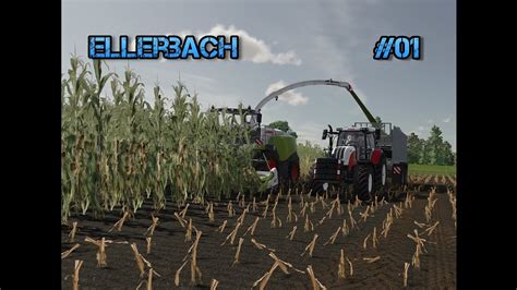 Ellerbach Mais häckseln mit Steyr und Fendt mit Class Haecksler 01