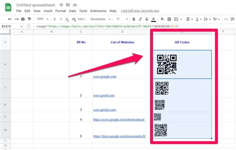 How To Generate QR Codes In Google Sheets