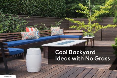 Modern And Cool Backyard Ideas No Grass No Problem