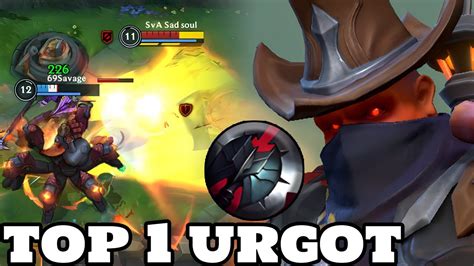 Wild Rift Urgot Top Urgot Gameplay Rank High Noon Urgot Skin Youtube