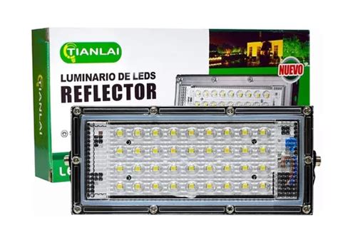 Reflector Slim W Ultra Delgado Luz Blanca Paquete Pzs Color De La