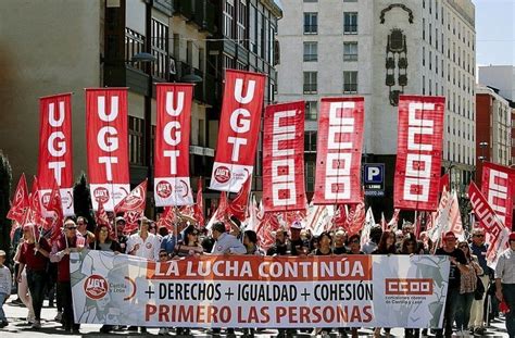 UGT Y CCOO Convocan A Los Trabajadores A Participar En Las Redes