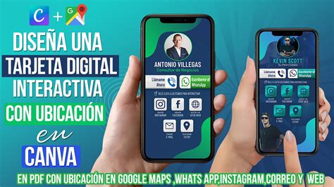 Cómo HACER una TARJETA de PRESENTACIÓN DIGITAL INTERACTIVA con CANVA