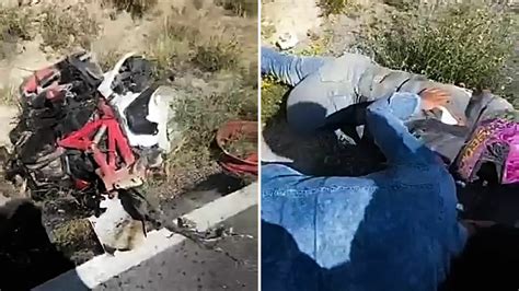 Grave Motociclista Tras Accidentarse En La Carretera Antigua A Monclova