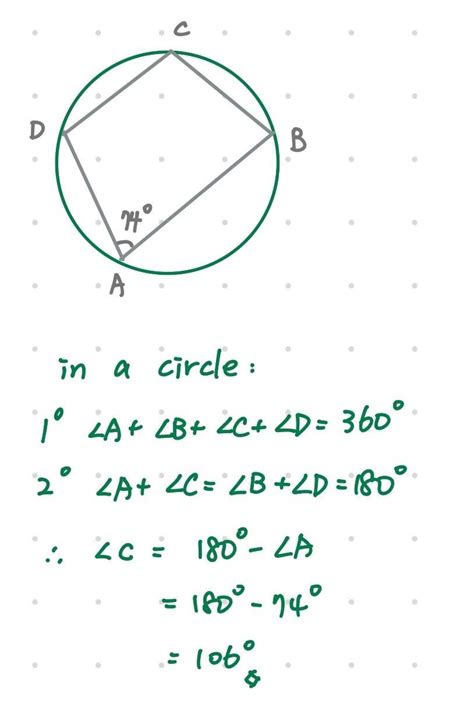 Quadrilateral ABCD Is Inscribed In This Circle What Is The Measure Of