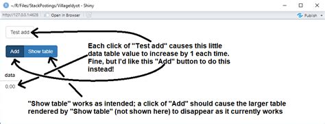 button how to trigger r shiny observeevent when one specified choice among various user