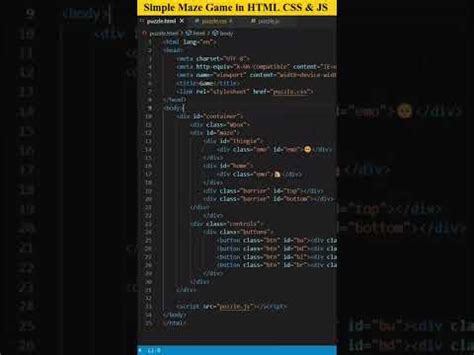 Make Simple Game In HTML CSS And JS Shorts YouTube