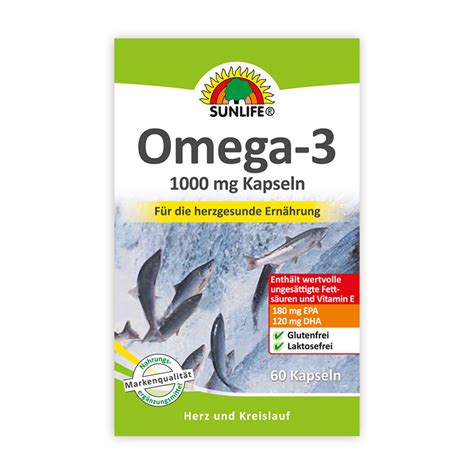 Omega 3 1000 Mg Capsules SUNLIFE