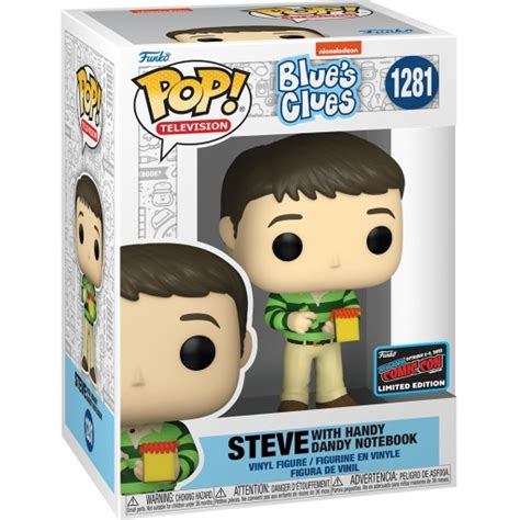 Funko Pop Steve Blues Clues Whandy Dandy Notebook Excl Careful The