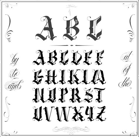 Letras Para Tatuajes Fuentes Recomendadas Para Ti Mioestilo
