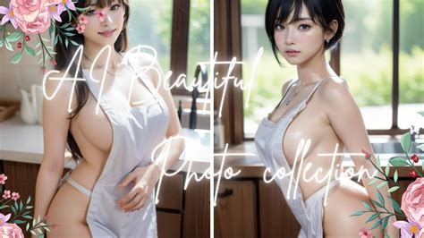 AI ART 裸エプロン 縦画面 naked apron AI美女 YouTube