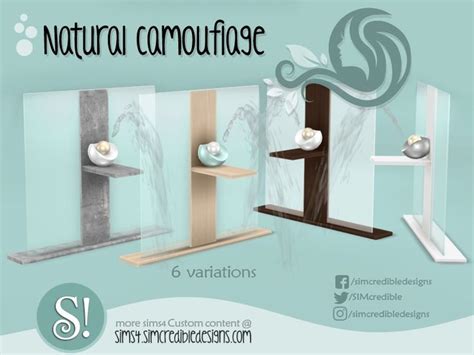 The Sims Resource Natural Camouflage Decor Fountain Sims Cc