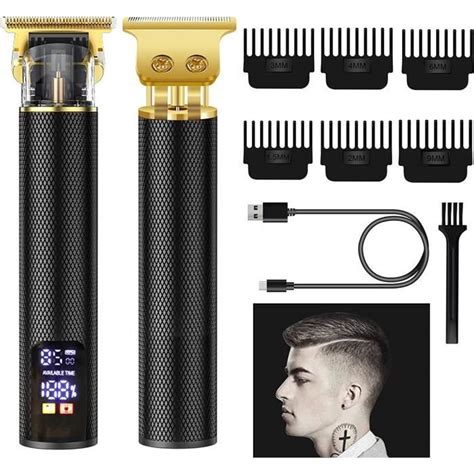 Tondeuse à cheveux professionnelle pour homme Contours Tondeuse à