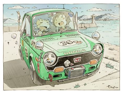 せきはんぜっしゃか3巻発売中 on Twitter かわいいイラスト 線画アート 車 イラスト