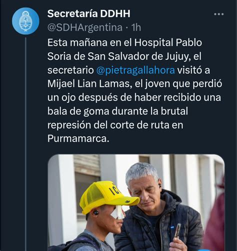 Malvinasdata Hern N On Twitter Che Pietragalla Ya Que Hac S Un