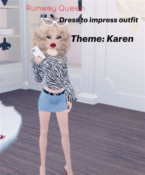 Dress To Impress Outfit In 2024 Karen Dress Dress To Impress Outfits