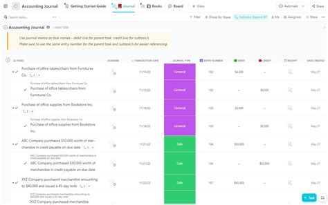 10 modèles gratuits de comptabilité en Excel et ClickUp
