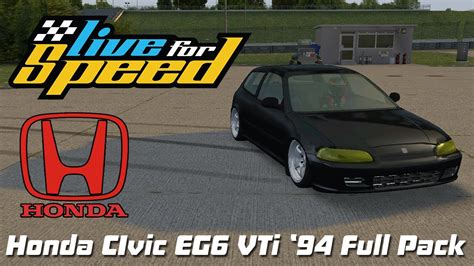 Lfs Honda Civic Eg Vti Full Pack Youtube