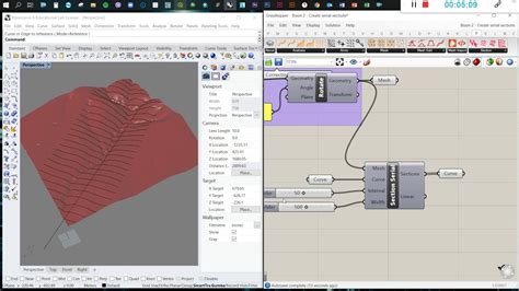 grasshopper 6 creating serial sections for a terrain with bison youtube